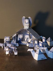 Delft Blue Nativity Scene - Thinking of Holland